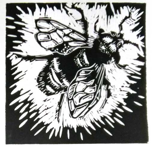 linocut_bee – designermakers21